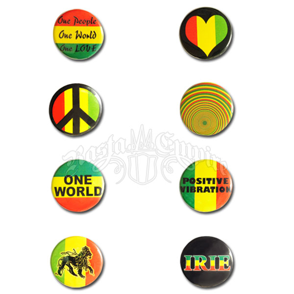 Assorted Rasta Pins