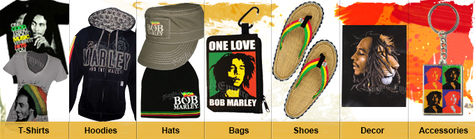 Bob Marley Clothing, Posters, Accessories and Merchandise at ...