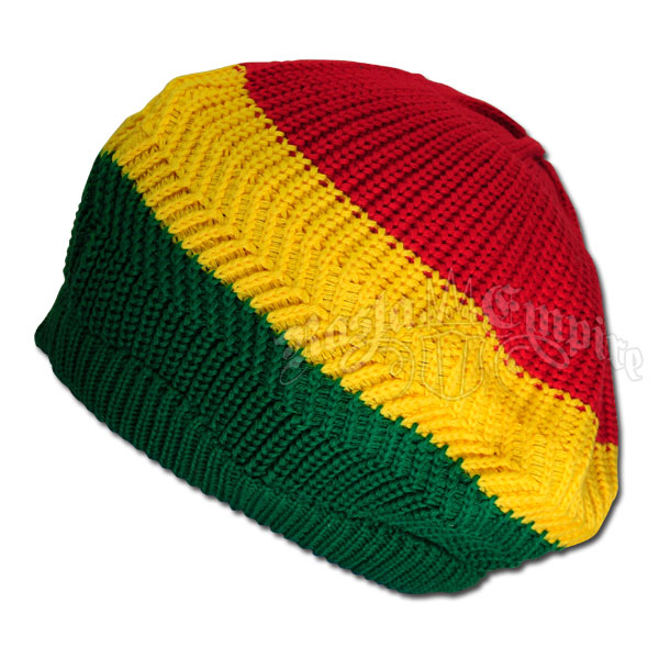 Rasta Wide Stripe Tam @ RastaEmpire.com