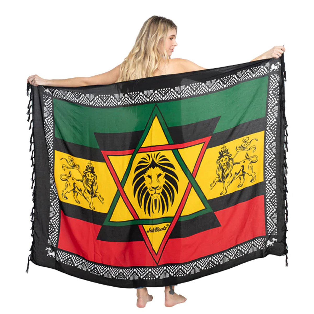 Rasta Lion of Judah and Star Sarong - Women's