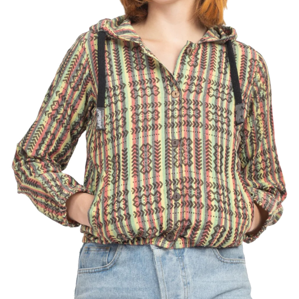 Women's Light Rasta Stripe Hoodie | RastaEmpire