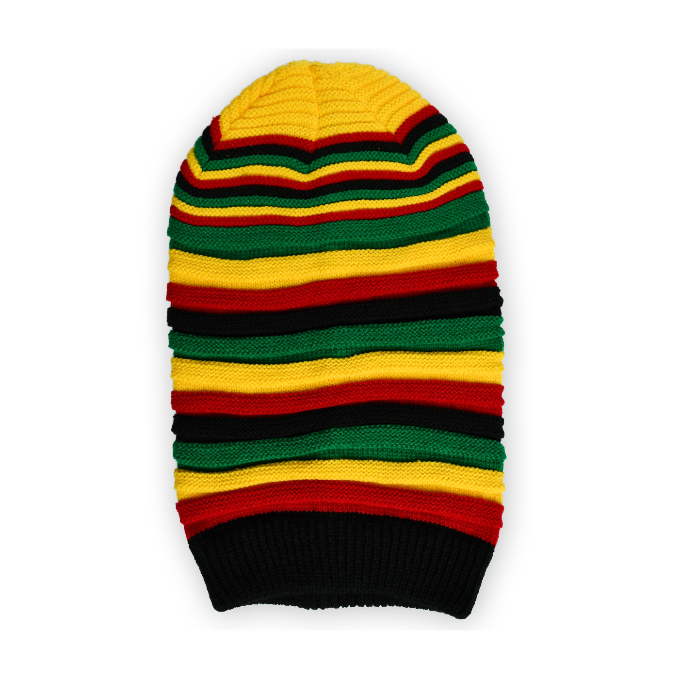 Deep Rasta Stripe Tam | Oversized Rasta Tam | Rasta Crown